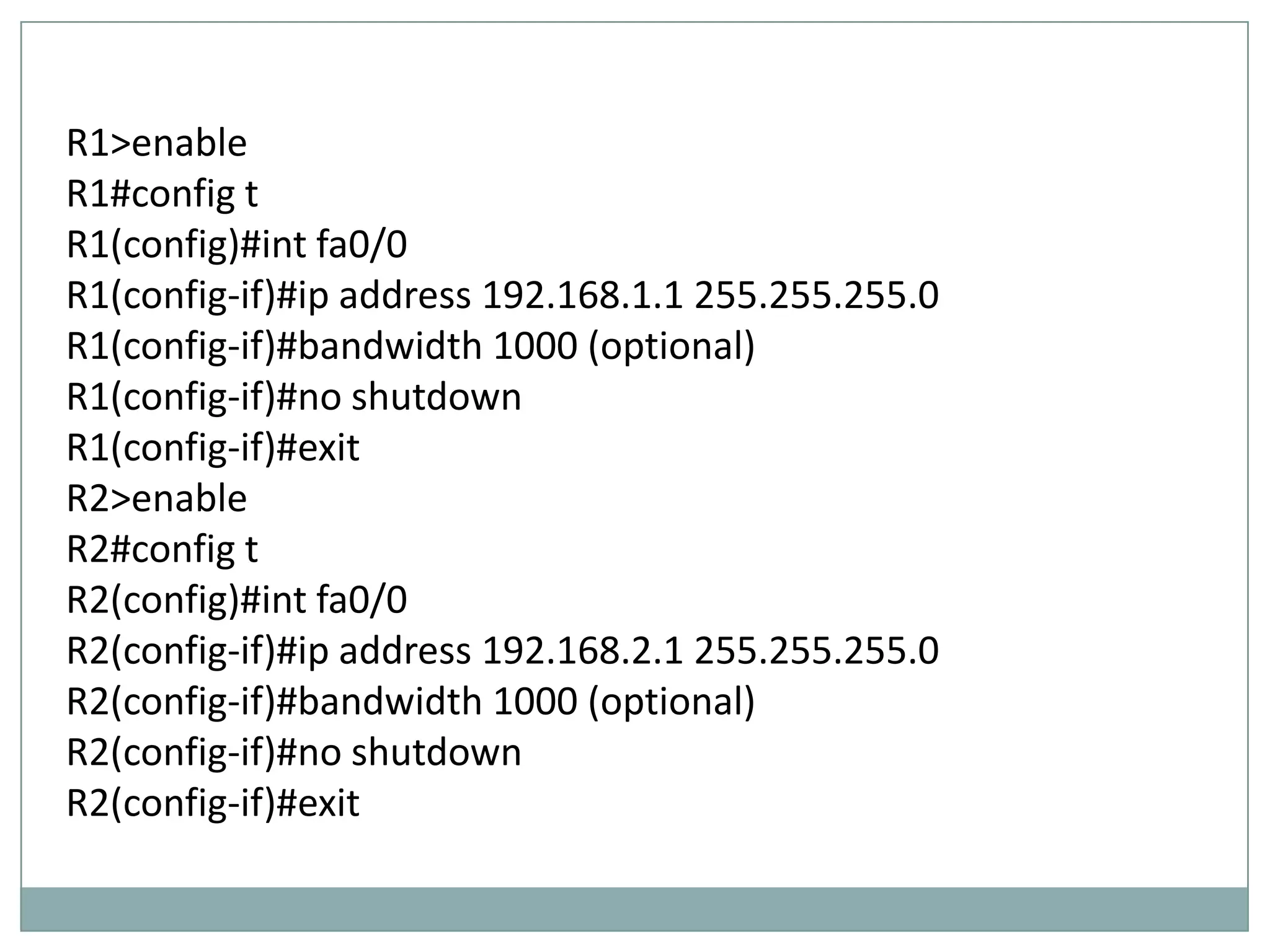 How to Configure ip address for router interfaces | PPTX