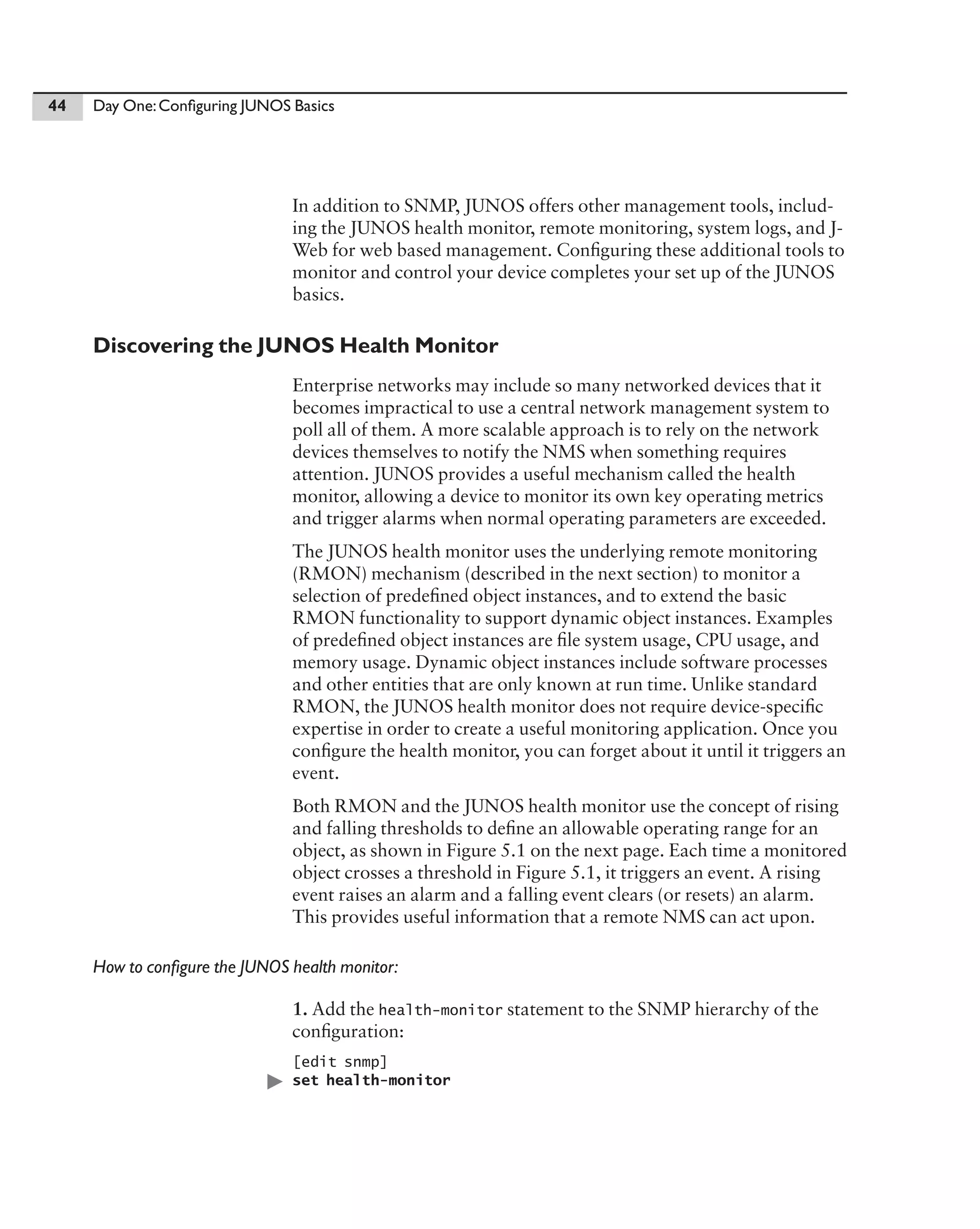Configuring junos basics | PDF