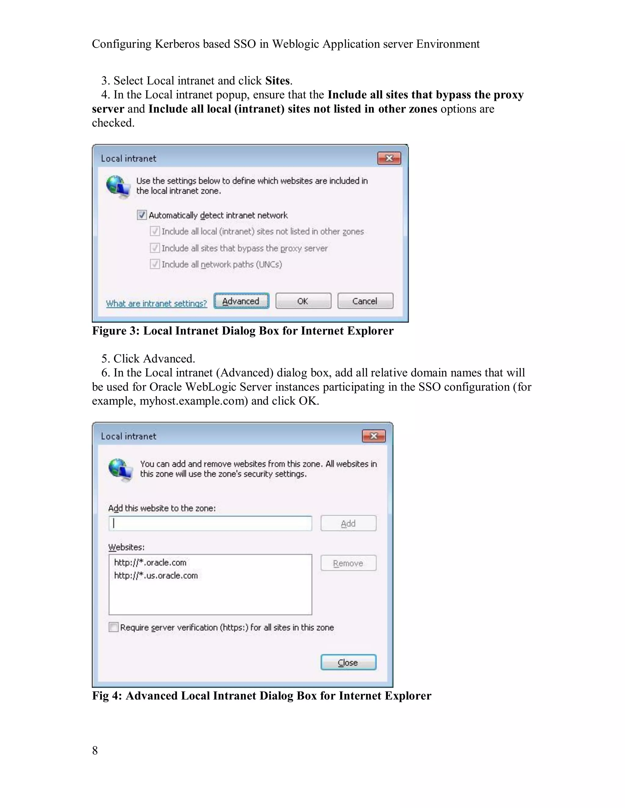Configuring Kerberos Based Sso In Weblogic Pdf Operating Systems Computer Software And