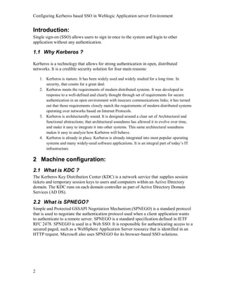 Configuring kerberos based sso in weblogic | PDF | Operating Systems | Computer Software and ...
