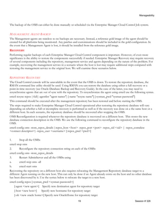 Configuring oracle enterprise manager cloud control 12 c for high availability | DOC