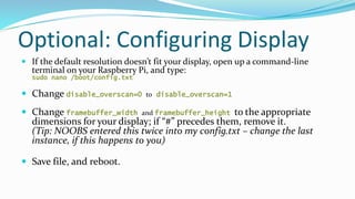 Configuring Raspberry Pi as a Dev Environment | PPT