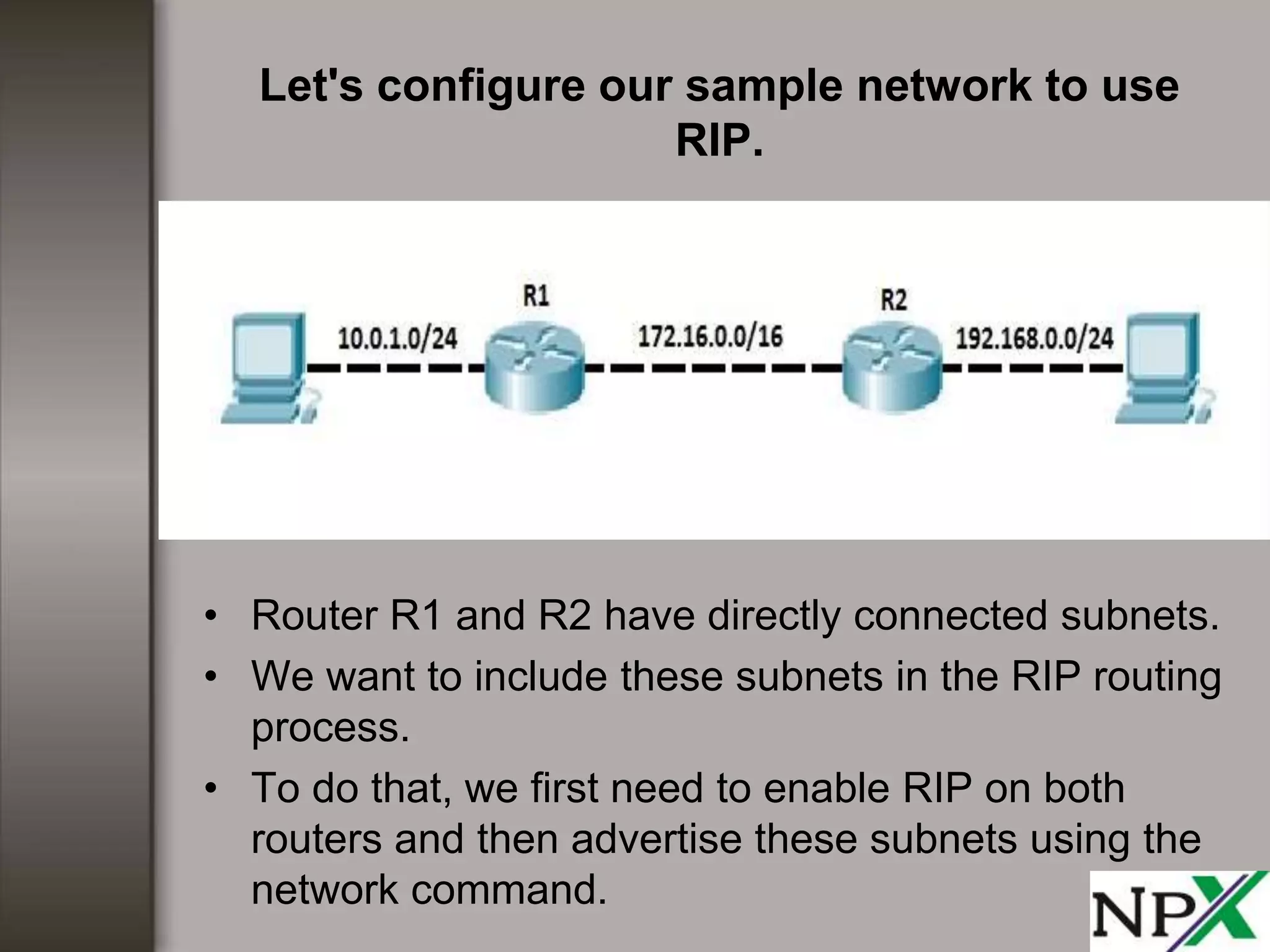 Configuring RIPv2 | PPTX