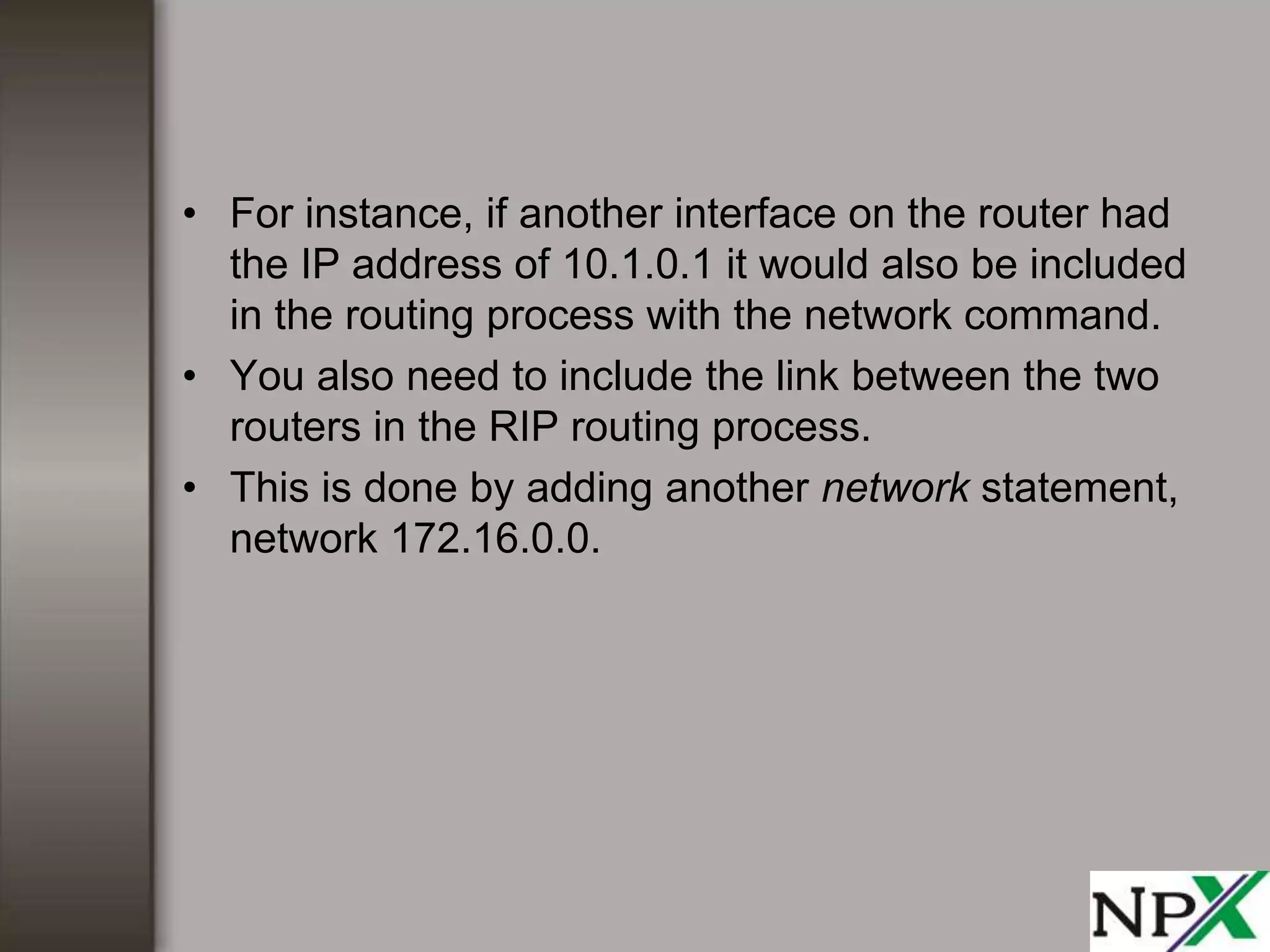 Configuring RIPv2 | PPT