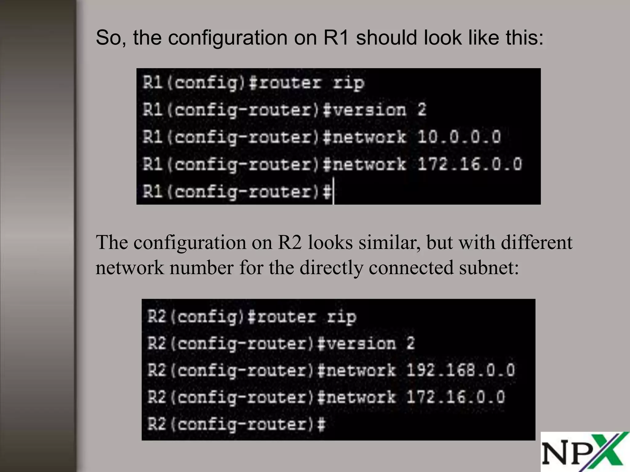 Configuring RIPv2 | PPT