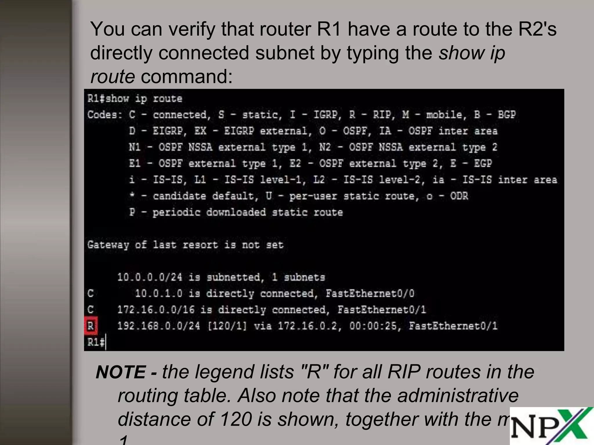 Configuring RIPv2 | PPT | Free Download