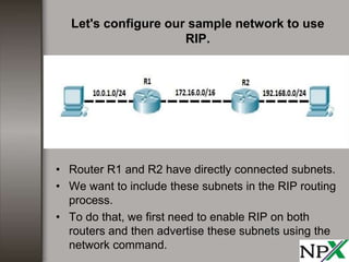 Configuring RIPv2 | PPTX