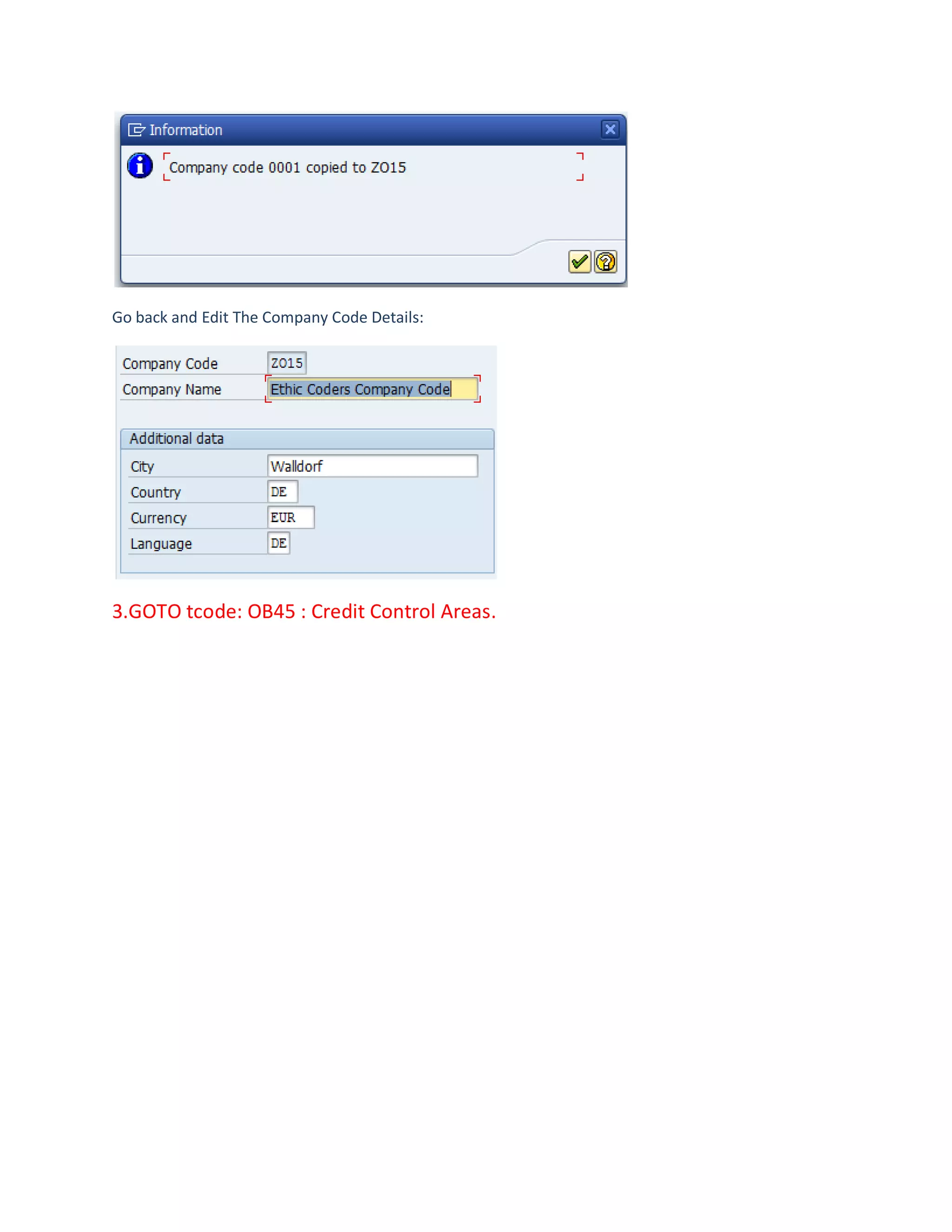 Configuring SAP Organization Structure for SAP MM,SD,FI | PDF