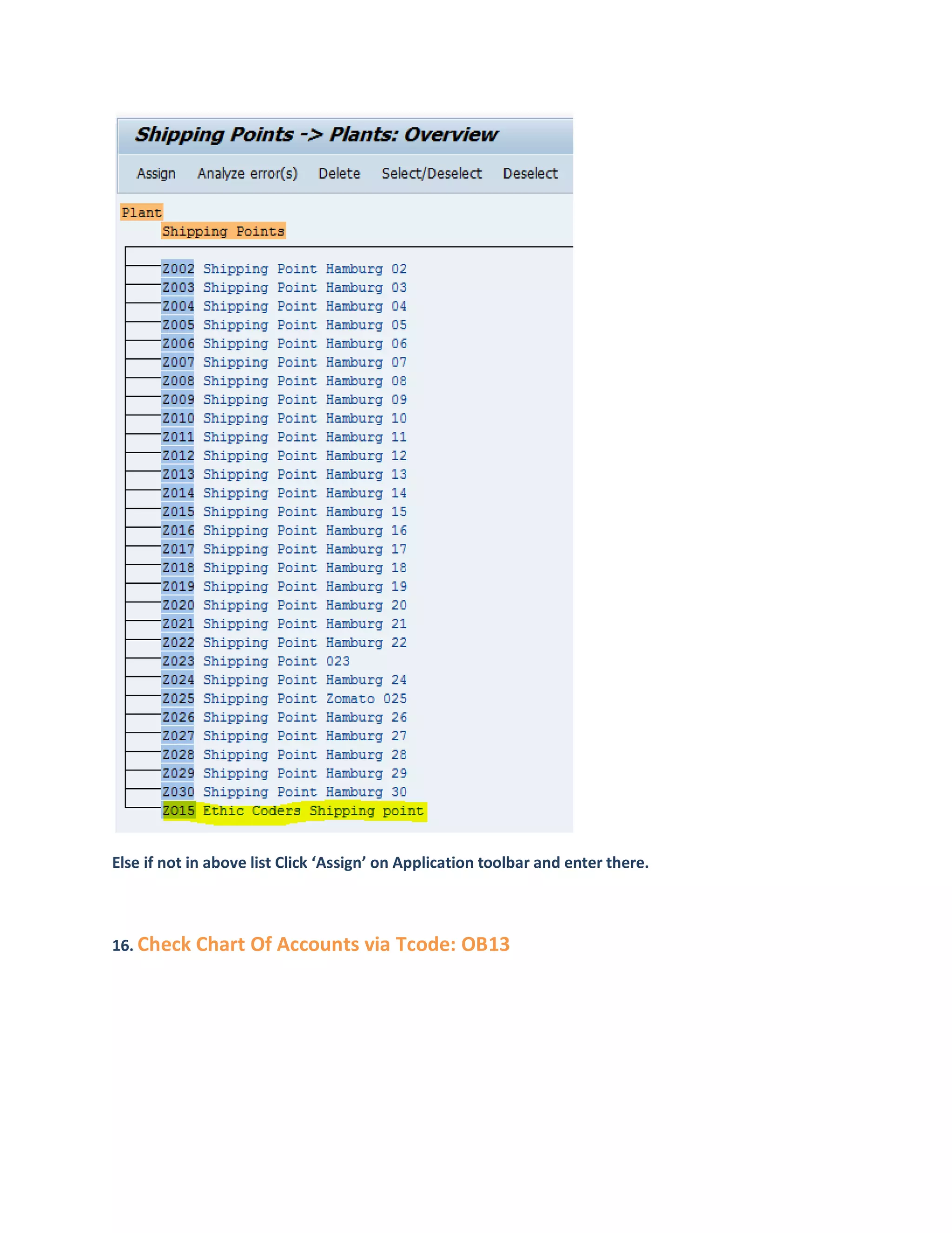 Configuring SAP Organization Structure for SAP MM,SD,FI | PDF