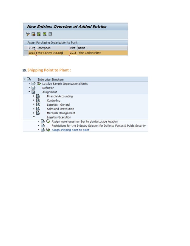 Configuring SAP Organization Structure for SAP MM,SD,FI | PDF