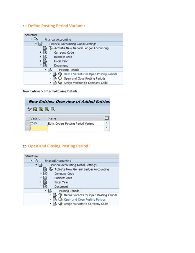 Configuring SAP Organization Structure for SAP MM,SD,FI | PDF