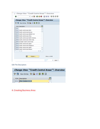 Configuring SAP Organization Structure for SAP MM,SD,FI | PDF