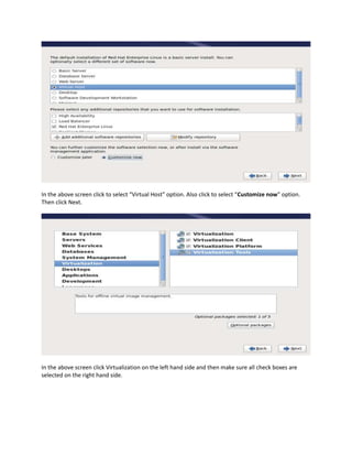 Configuring virtualization on single linux machine | PDF | Operating Systems | Computer Software ...