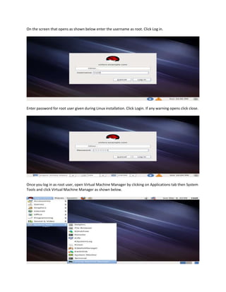 Configuring virtualization on single linux machine | PDF | Operating Systems | Computer Software ...