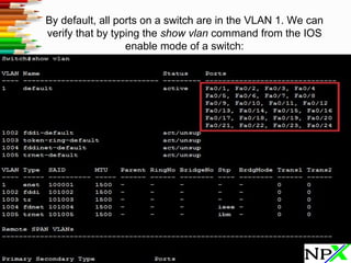Configuring Vlans | PPT