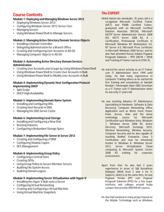 Configuring windows server 2012 network infrastructure | PDF ...