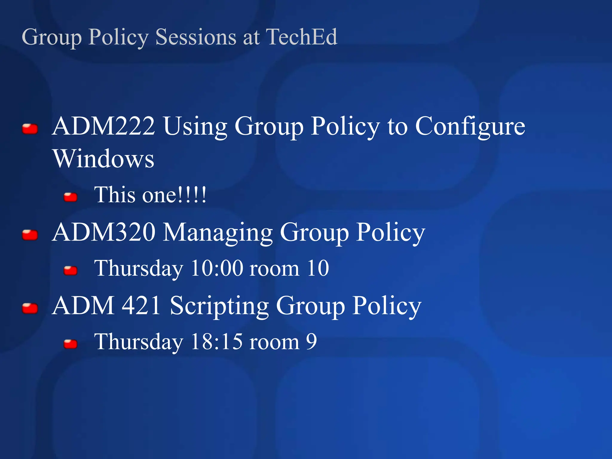Configuring Windows Using Group Policy.ppt