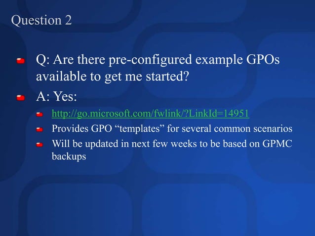 Configuring Windows Using Group Policy.ppt
