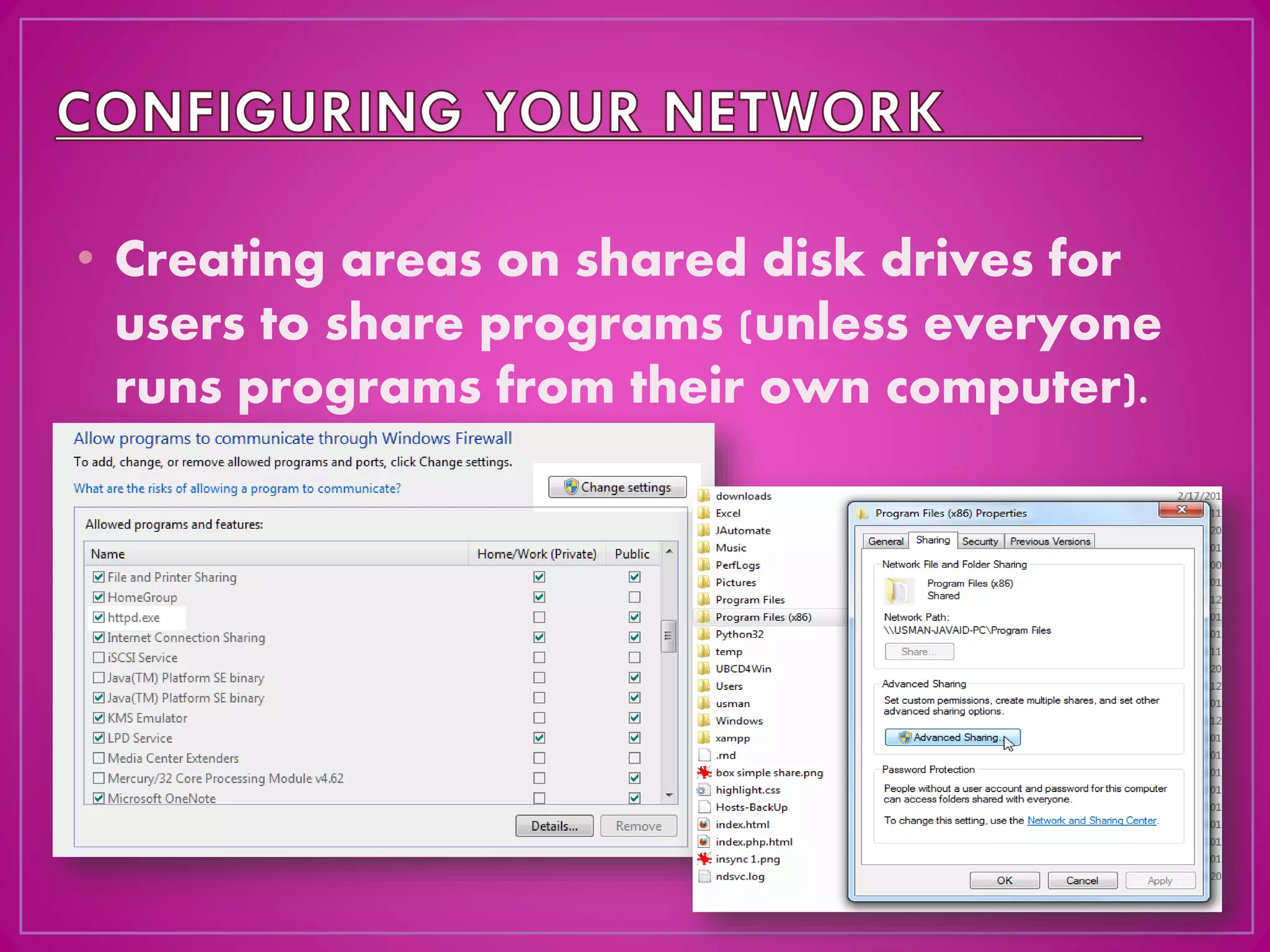Configuring your network | PPT