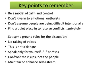 Confilct and conflict resolution | PPTX