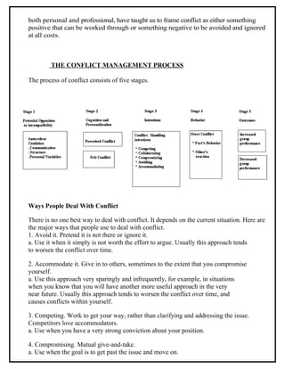Confilict management | DOC