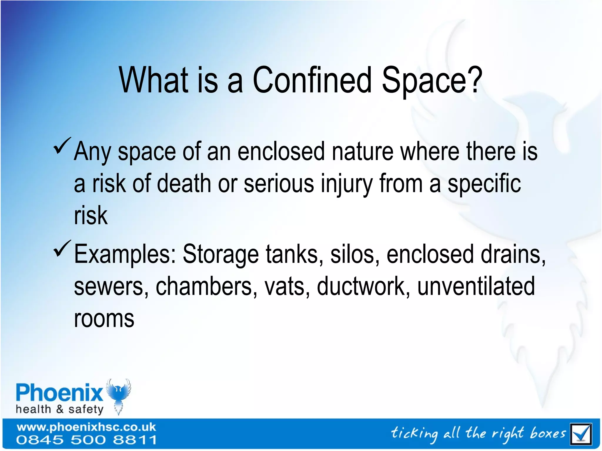 Work in Confined Spaces | PPT