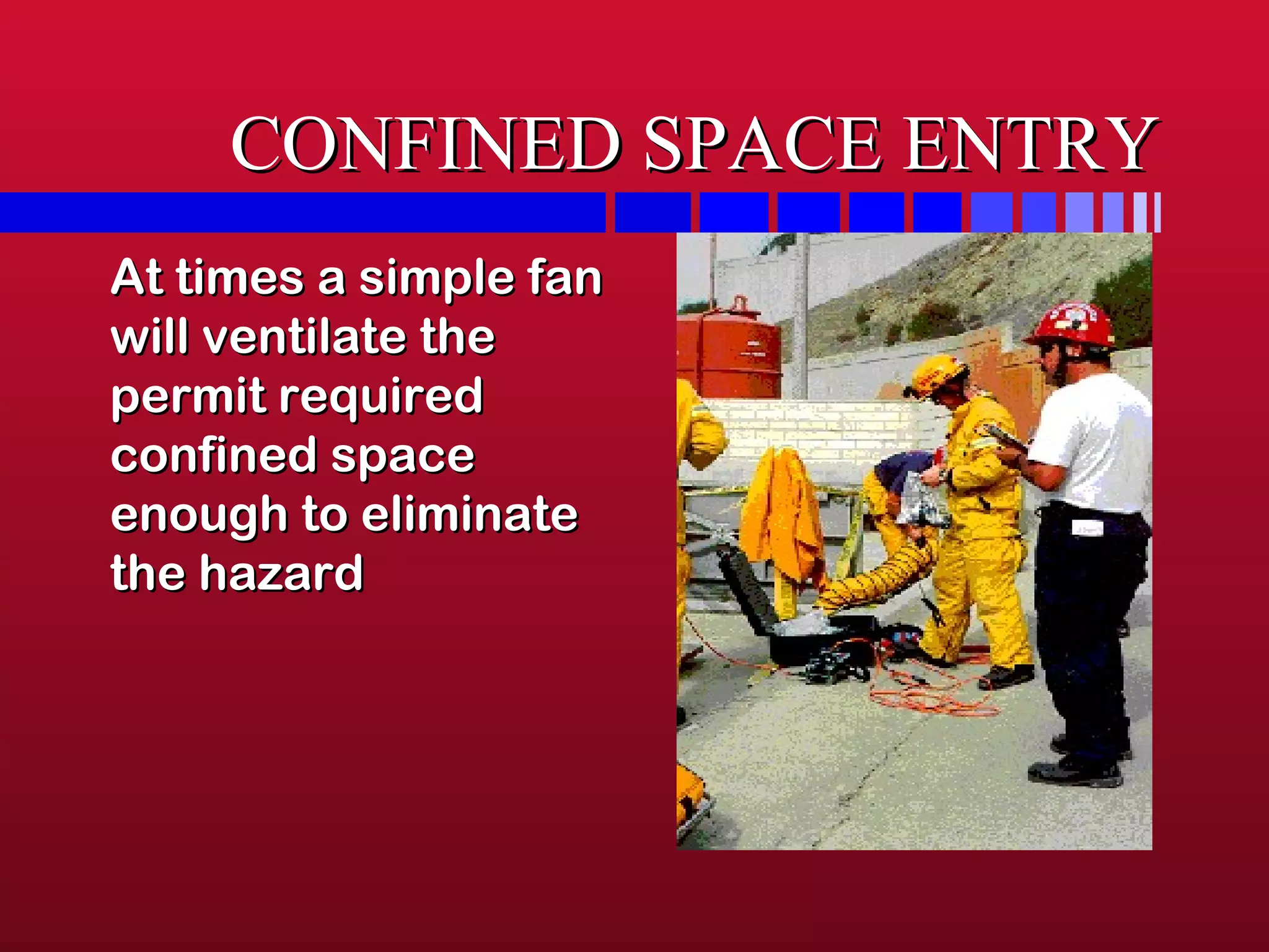 Confined space-entry | PPT