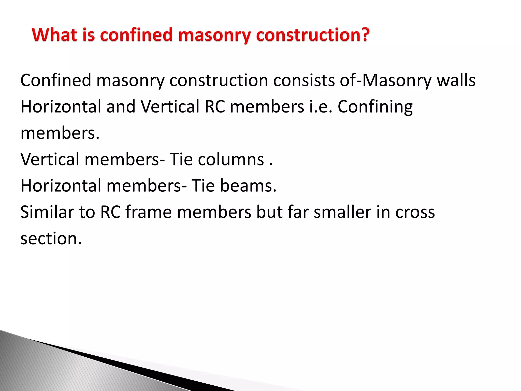 Confined masonry | PDF