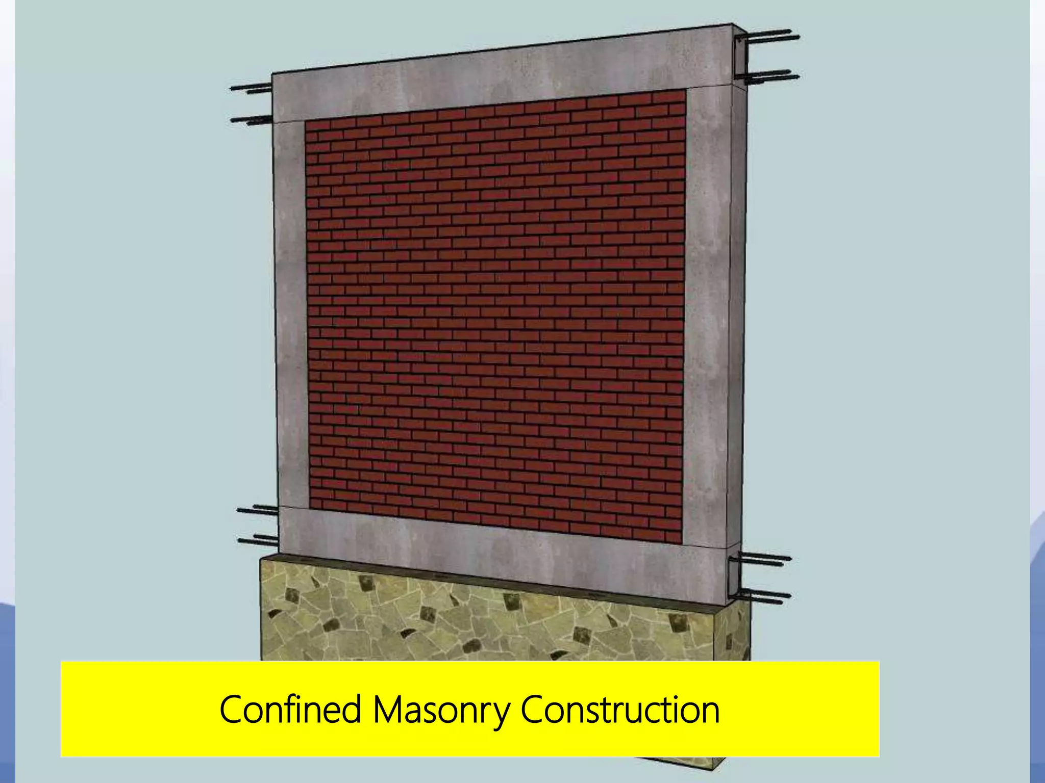 Confined masonry overview | PPTX | Civil Engineering Industry | Industries