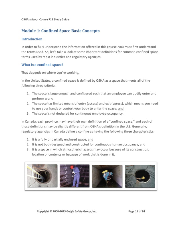 Confined space Program | PDF