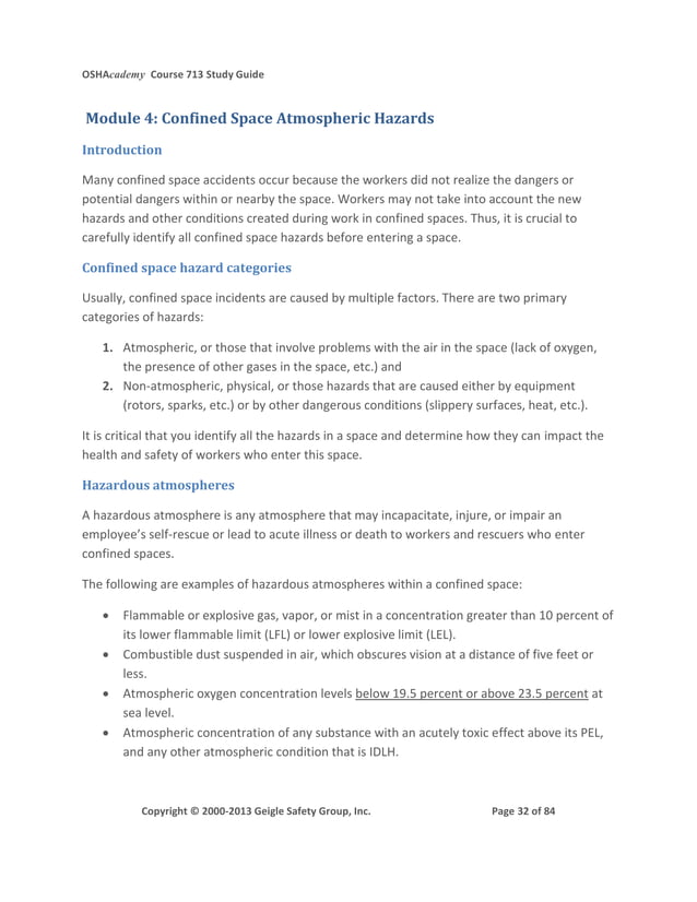 Confined space Program | PDF