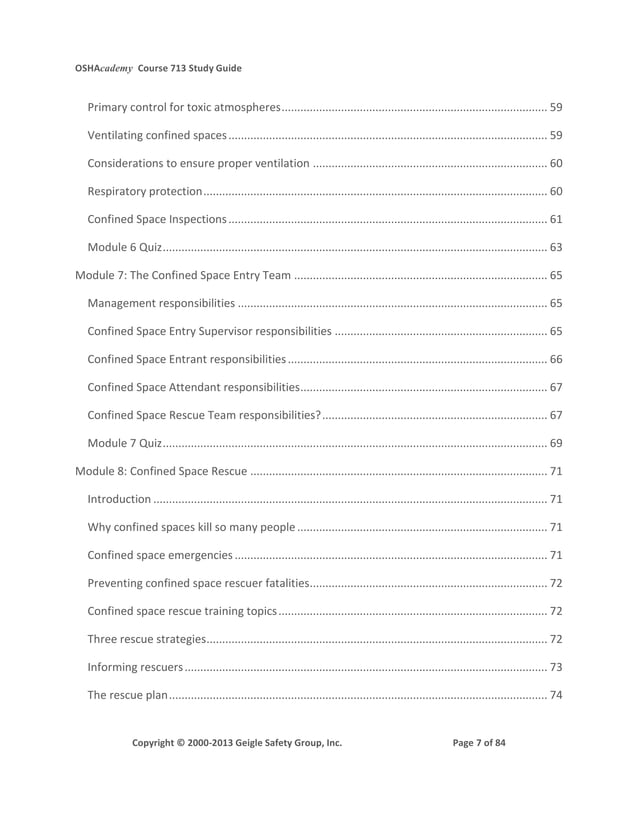 Confined space Program | PDF