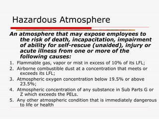 Confined Space safety for workers in all industries | PPT