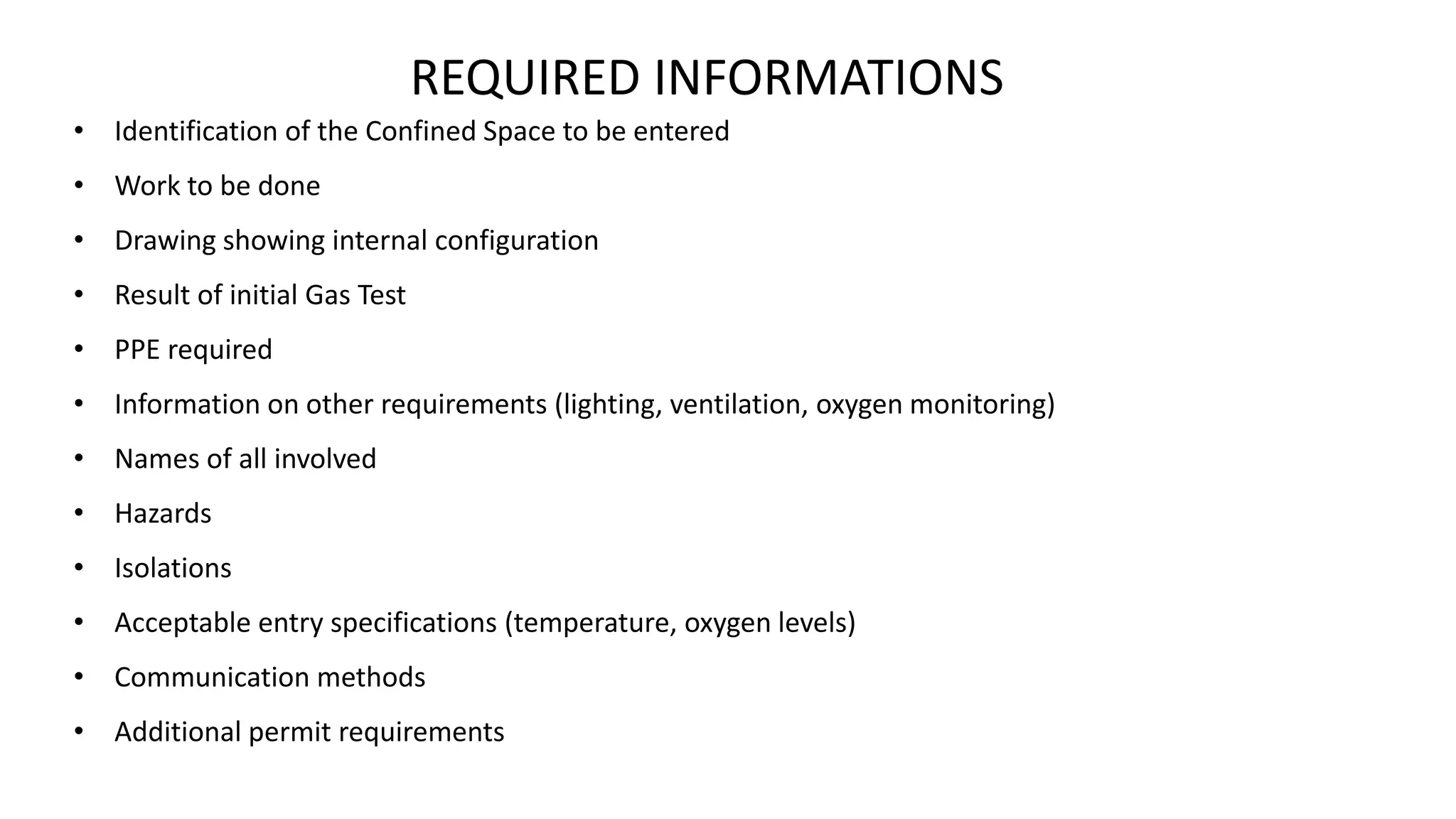 Confined Space Entry For Confined Space Training Pptx