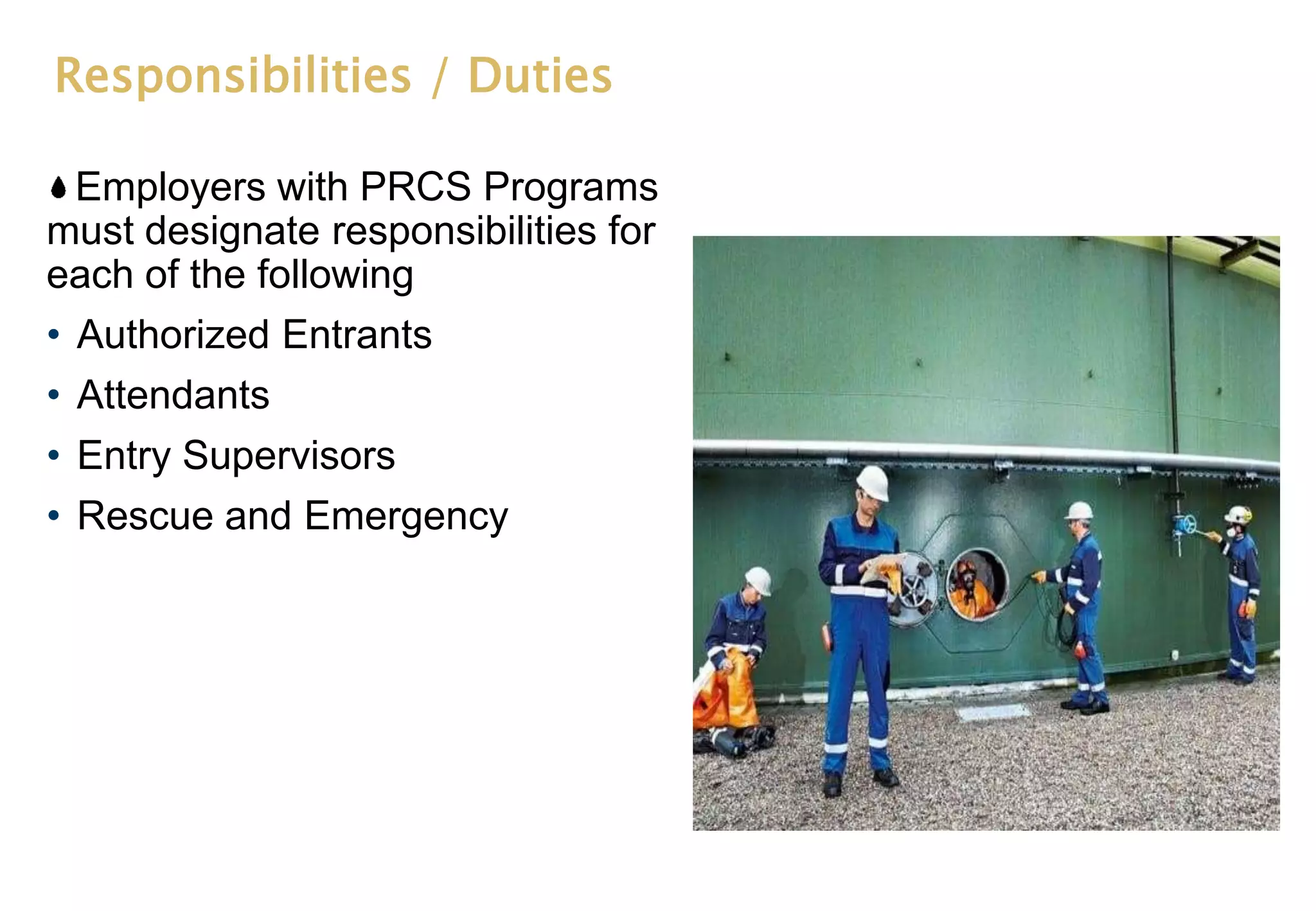 Confined space awareness session | PPTX