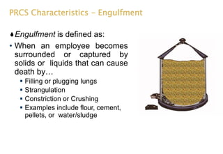 Confined space awareness session | PPTX