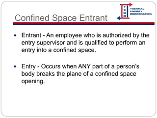 Confined Space Attendant and Entrant | PPT