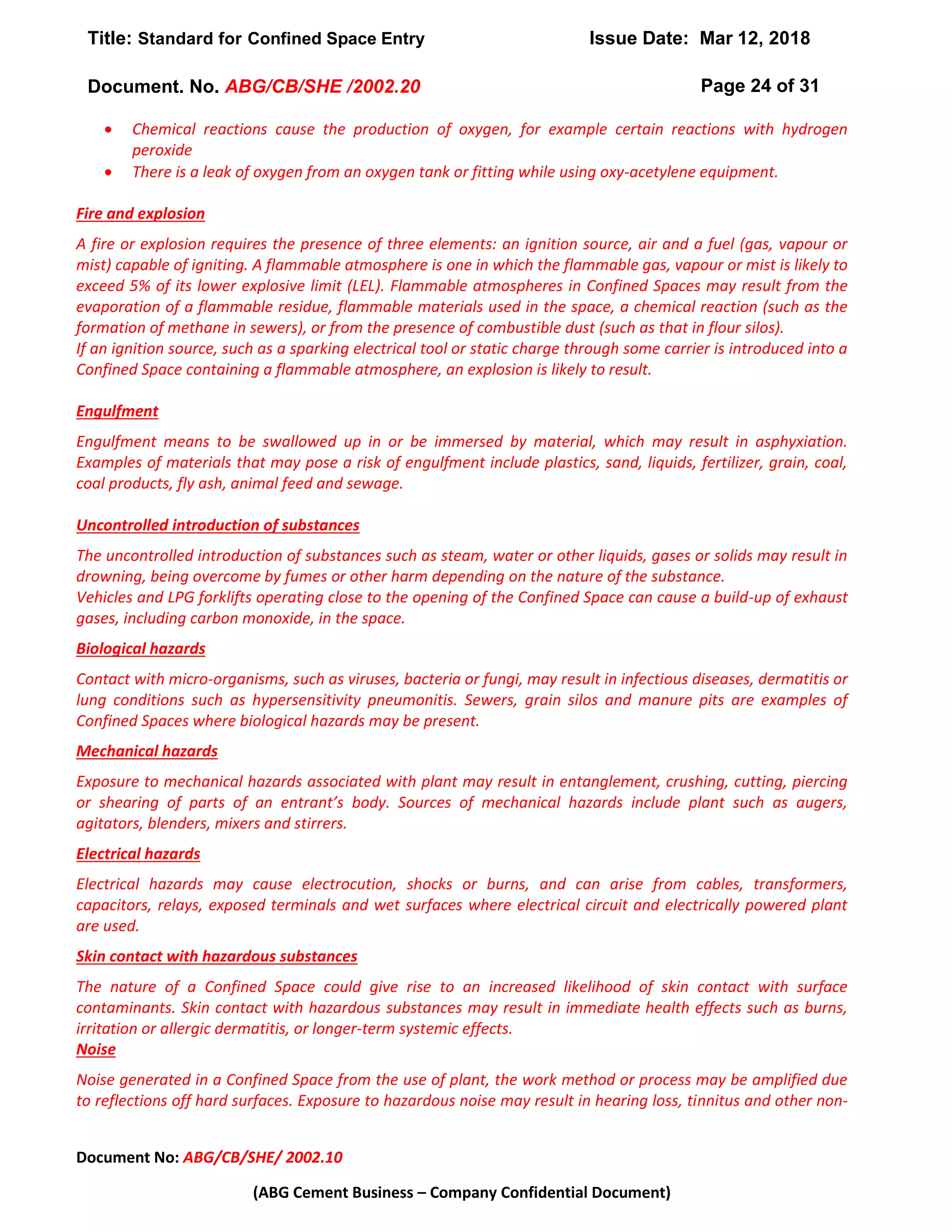 Confined space entry | PDF