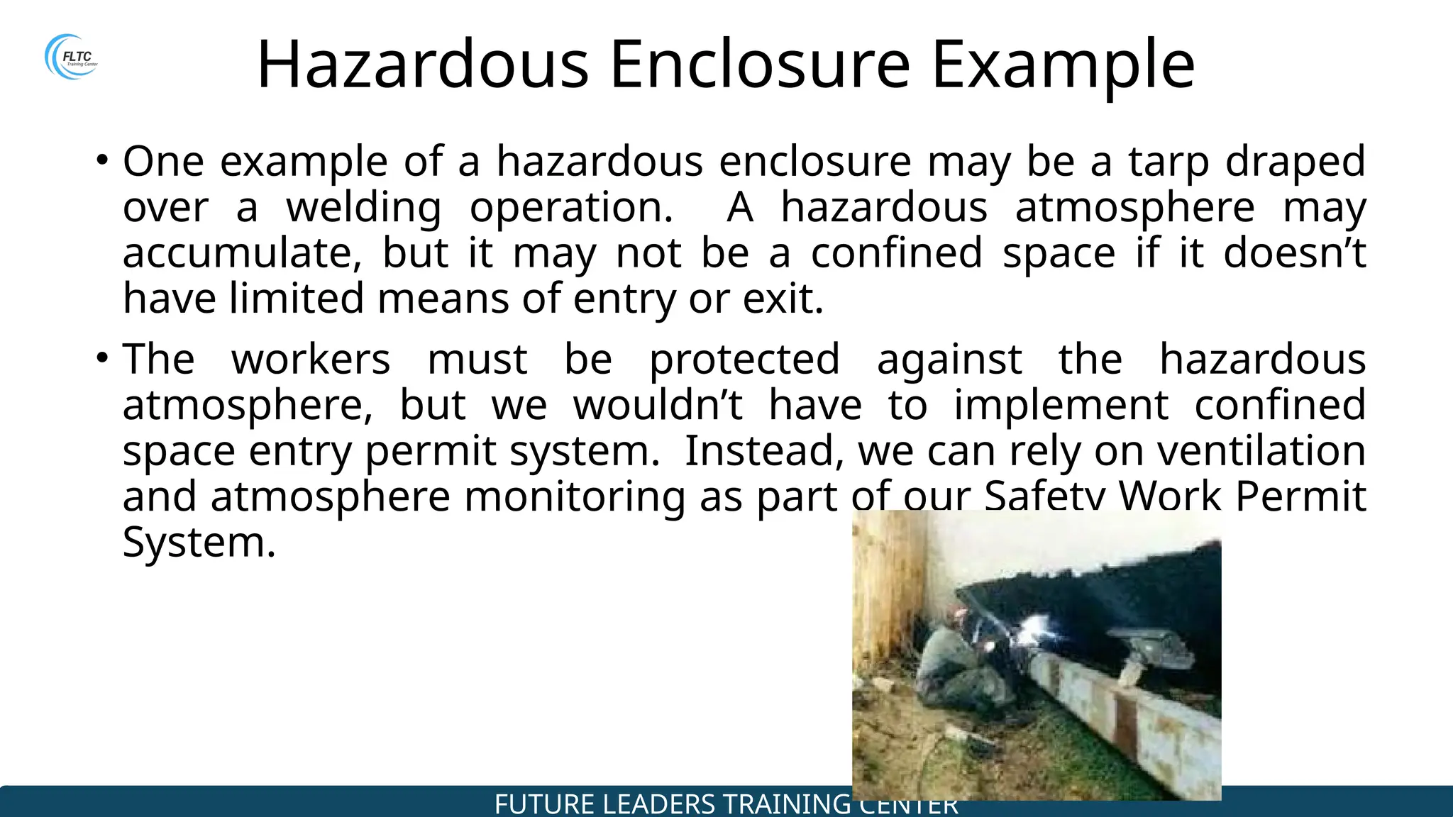 Confined Space Entry - FLTC.pptx for training material on confined ...