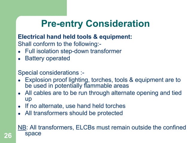 Confined Space Entry HSE Presentation HSE Formats.pptx | First Aid ...