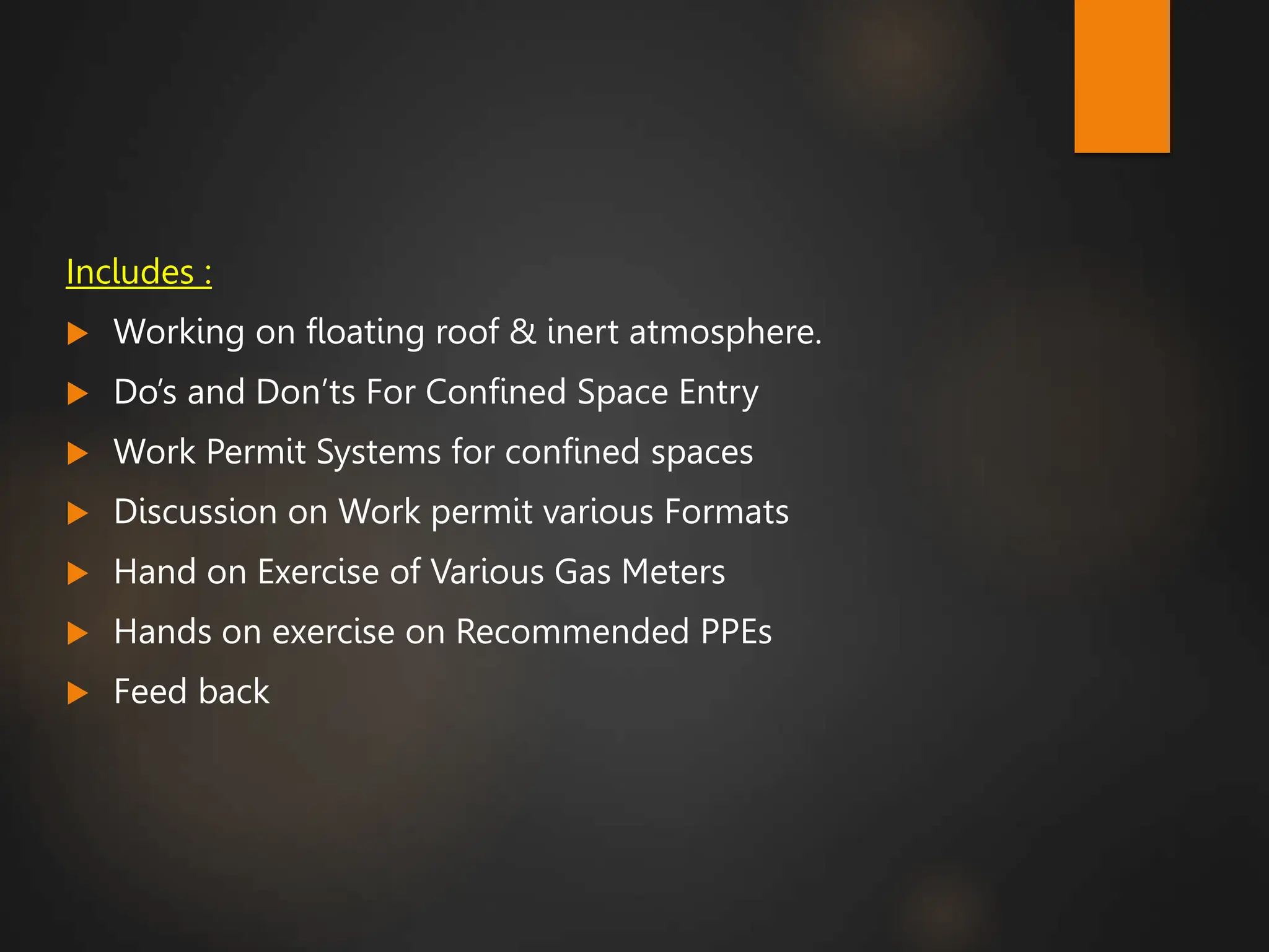 CONFINED SPACE ENTRY TRAINING FOR OIL INDUSTRY ppt | PPT