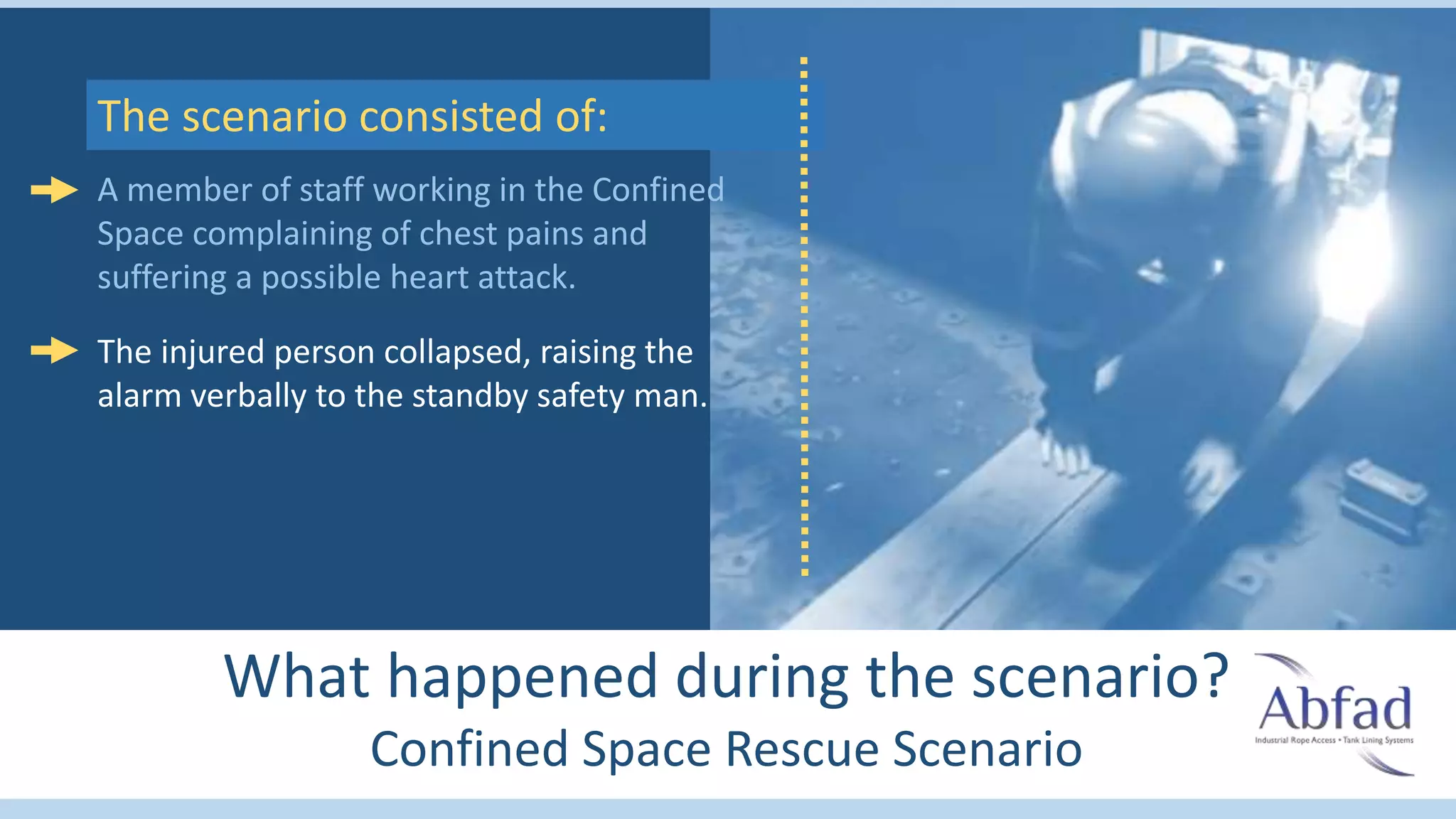 Confined Space Horizontal Entry And Rescue | PPTX