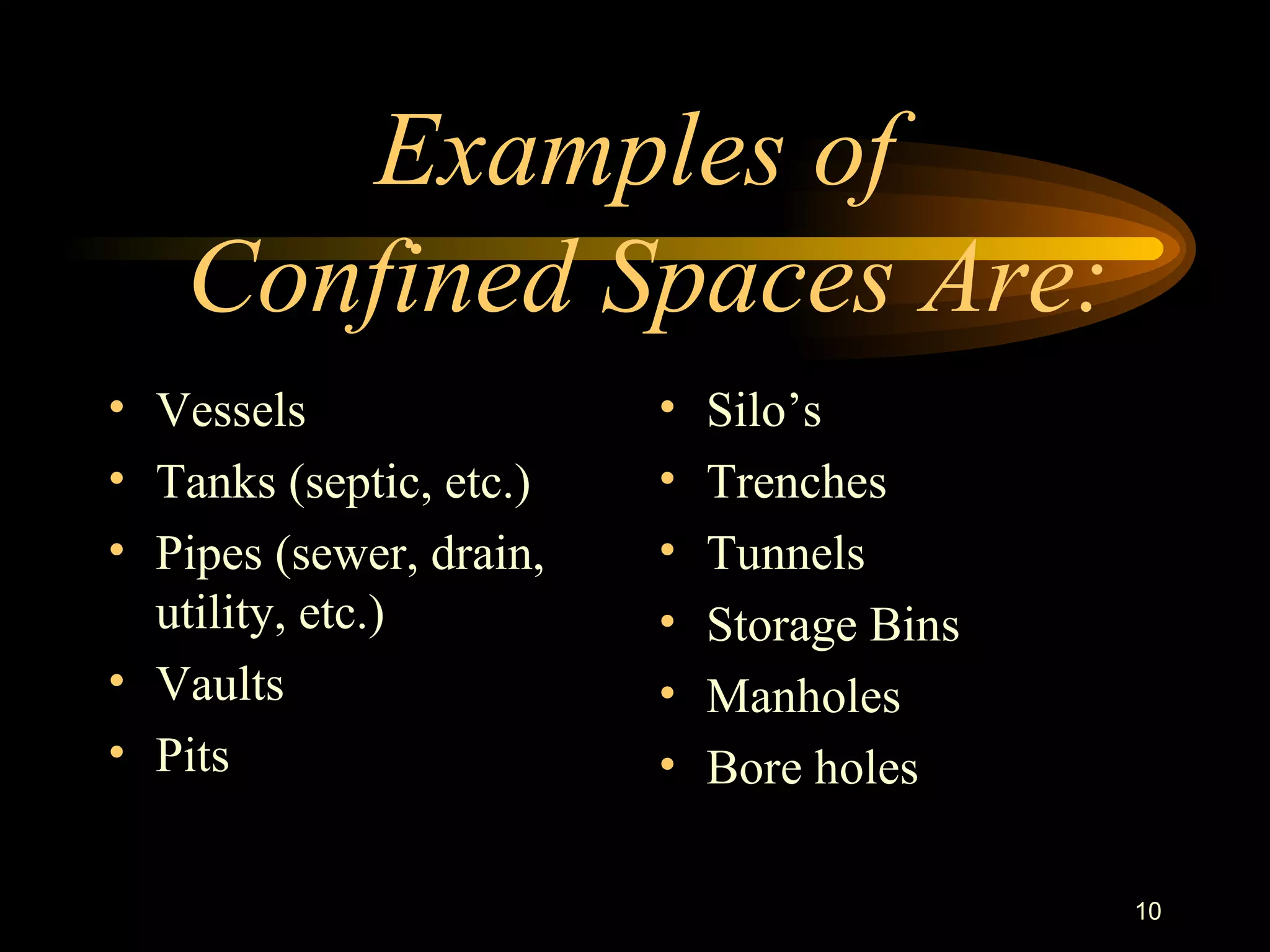Confined Space Ppt | PPT
