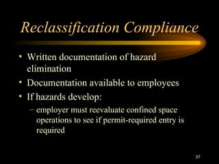 Confined Space Ppt | PPT
