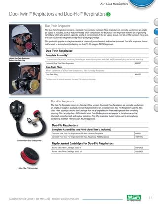 Confined Space Prem Aire Air Line Respirators | PDF