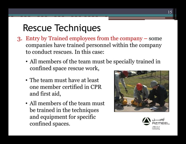 Confined_space_rescue_procedure | PDF | First Aid | Injuries