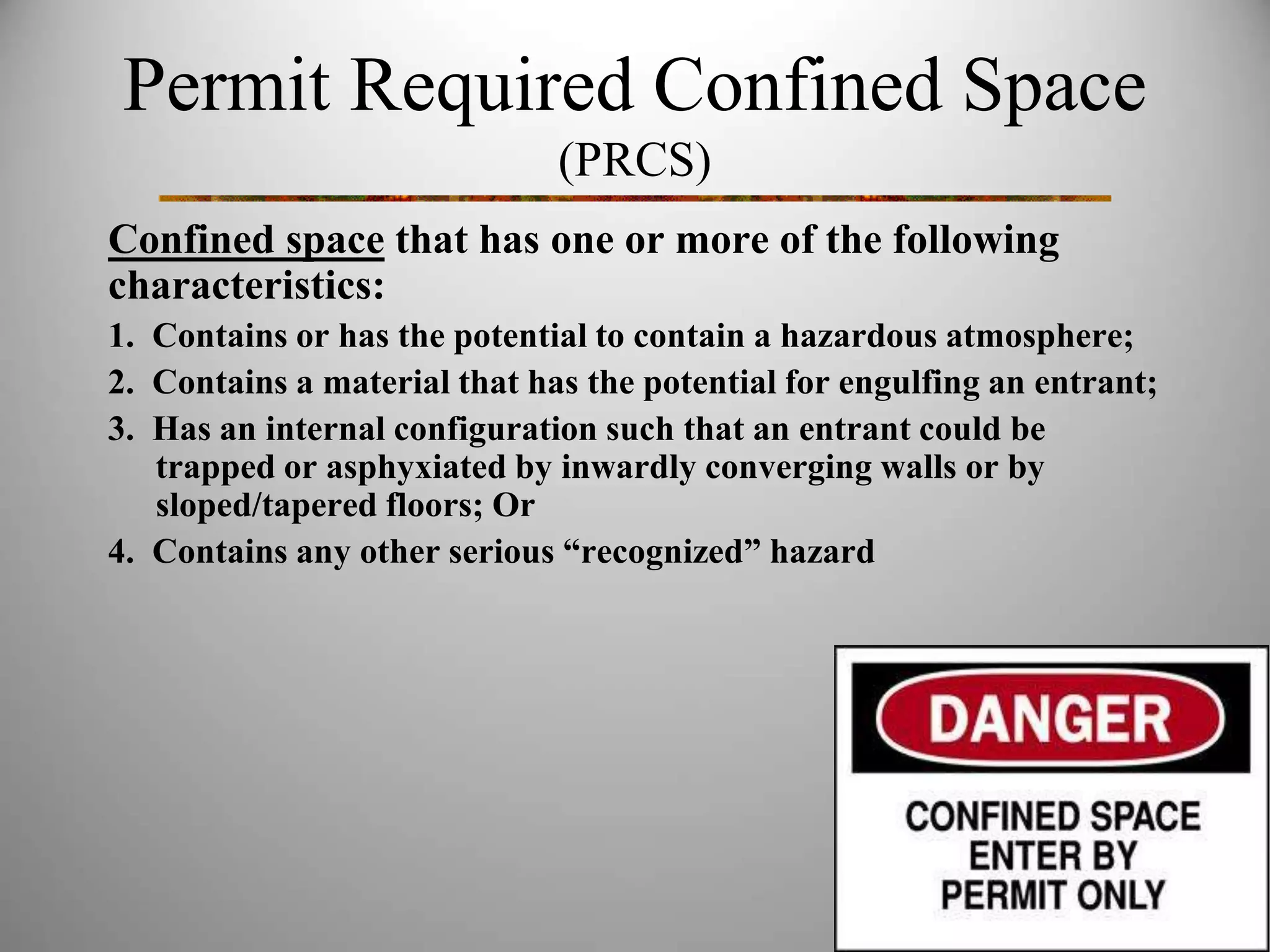 Confined spaces | PPT