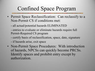 Confined spaces | PPT