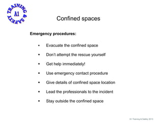 Confined spaces brief | PPS