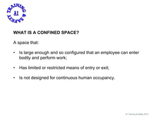 Confined spaces brief | PPS